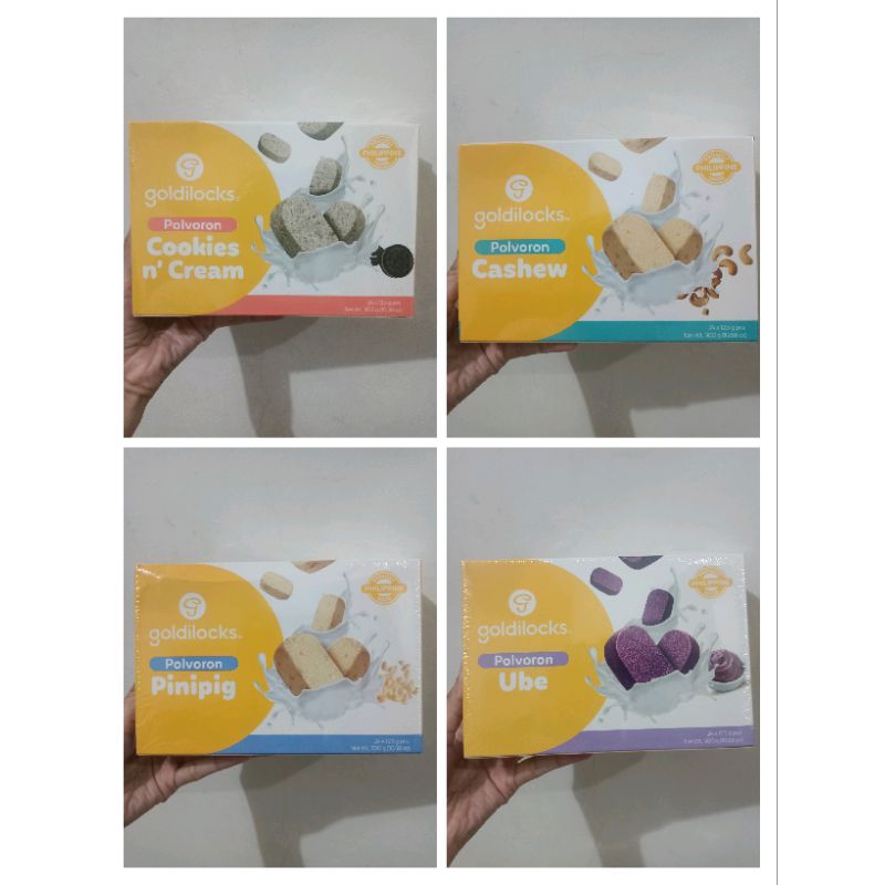 Jual (READY)GOLDILOCKS HOP POLVORON UBE/CASHEW/PINIPIG/COOKIES 300GR ...