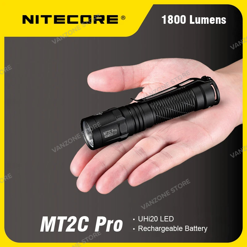 Jual NITECORE MT2C PRO Senter LED Tactical Flashlight UHi 20 IP68 1800 ...