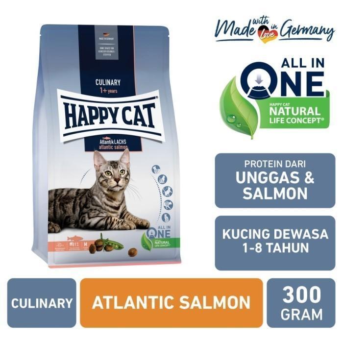 Jual Happy Cat Culinary Atlantic Salmon 300gram - Makanan Kucing ...