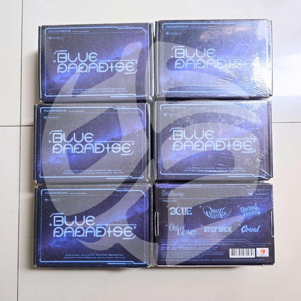 Jual [READY] ZEROBASEONE ZB1 Blue Paradise Album KEY CAP Keycap Version ...