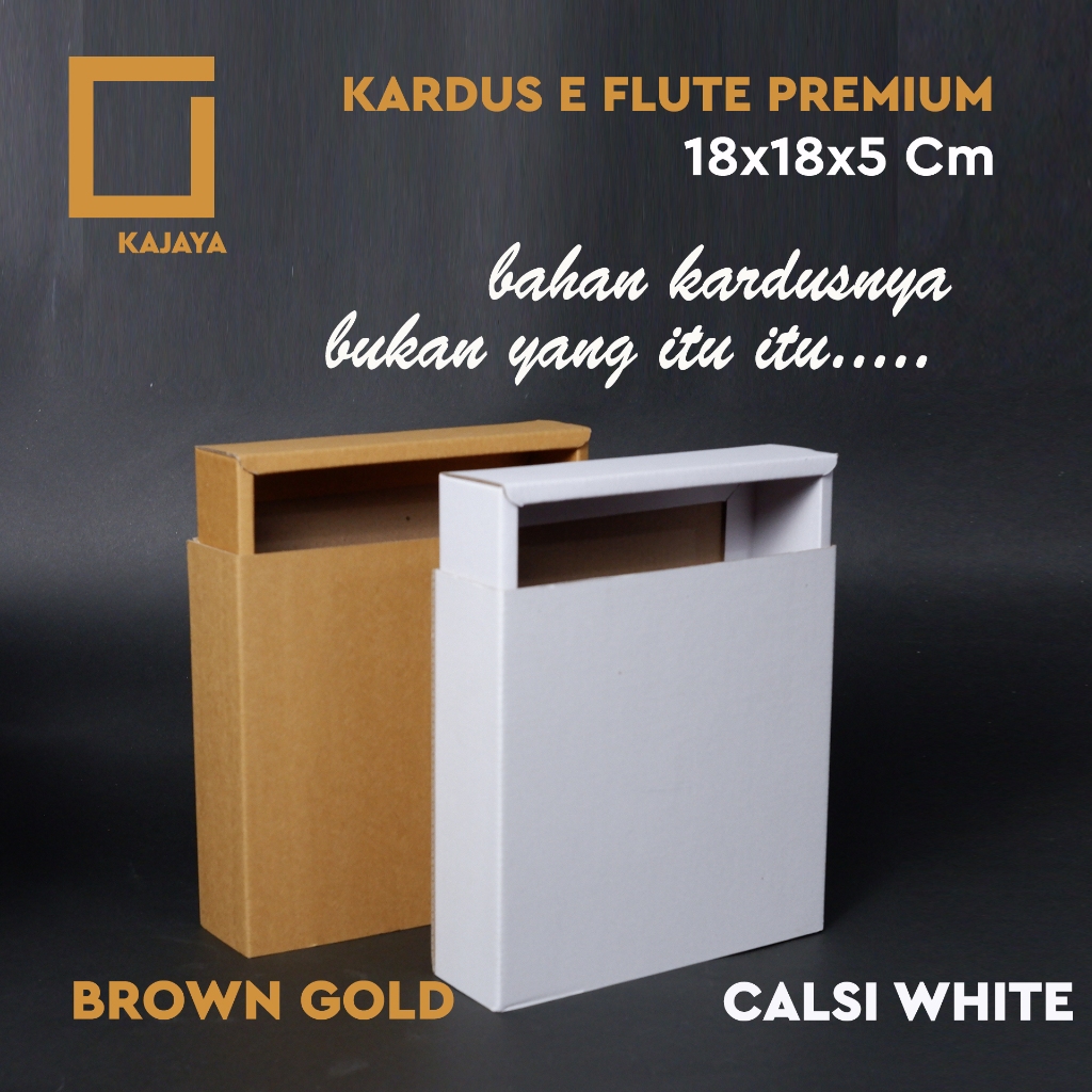 Jual Kardus Sliding 18x18x5 cm Box Hampers Box Wedding Souvenir ...
