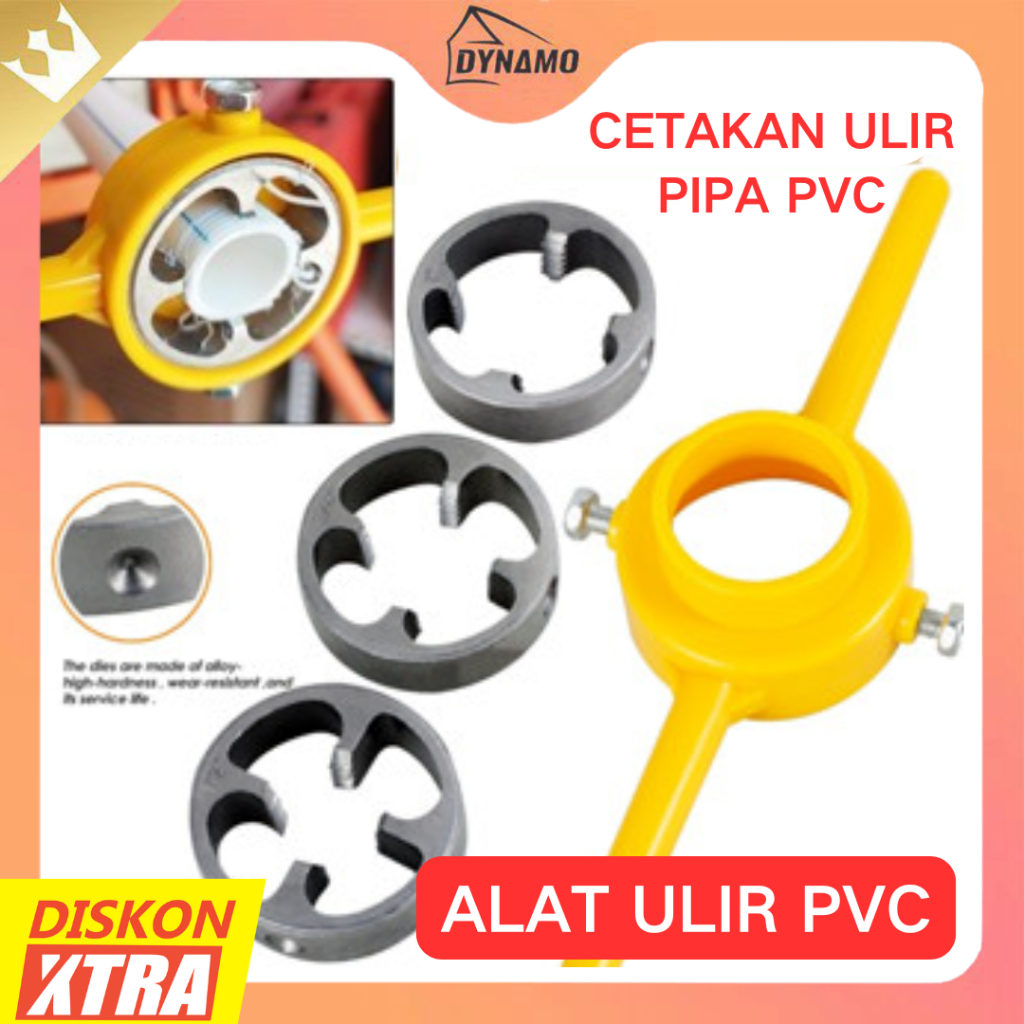 Jual 6PCS Alat pembuat cetakan ulir pipa plastik, kit pembuatan ulir ...
