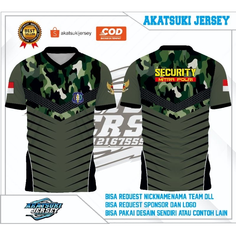 Jual JERSEY SECURITY CUSTOM BEBAS REQUEST | Shopee Indonesia