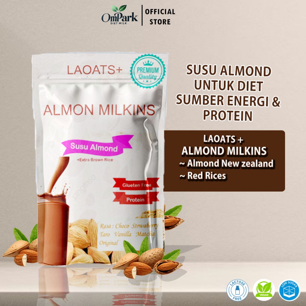 Jual Susu Almond Penurun Berat Badan Almond Milk Diet Low Fat Oat Milk ...