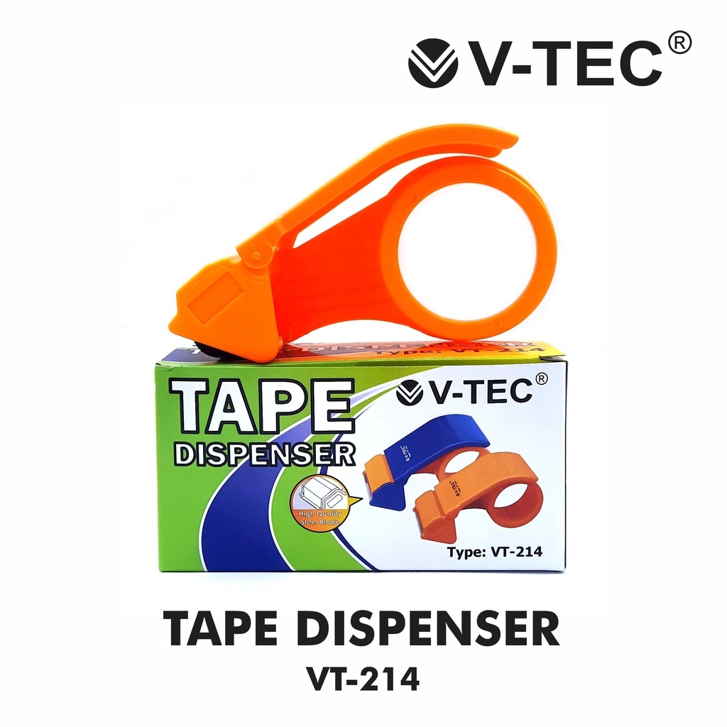 Jual Tape Dispenser V-TEC VT-214 / Tape Cutter Vtec / Pemotong Lakban ...