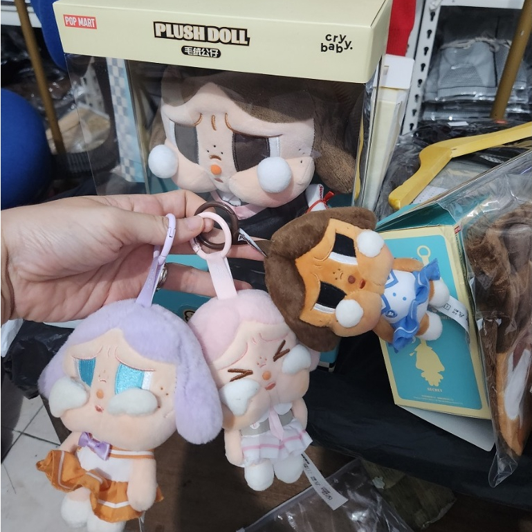 Jual POPMART CRYBABY Sunset Concert 100%ORI plush Bag Charm | Shopee ...