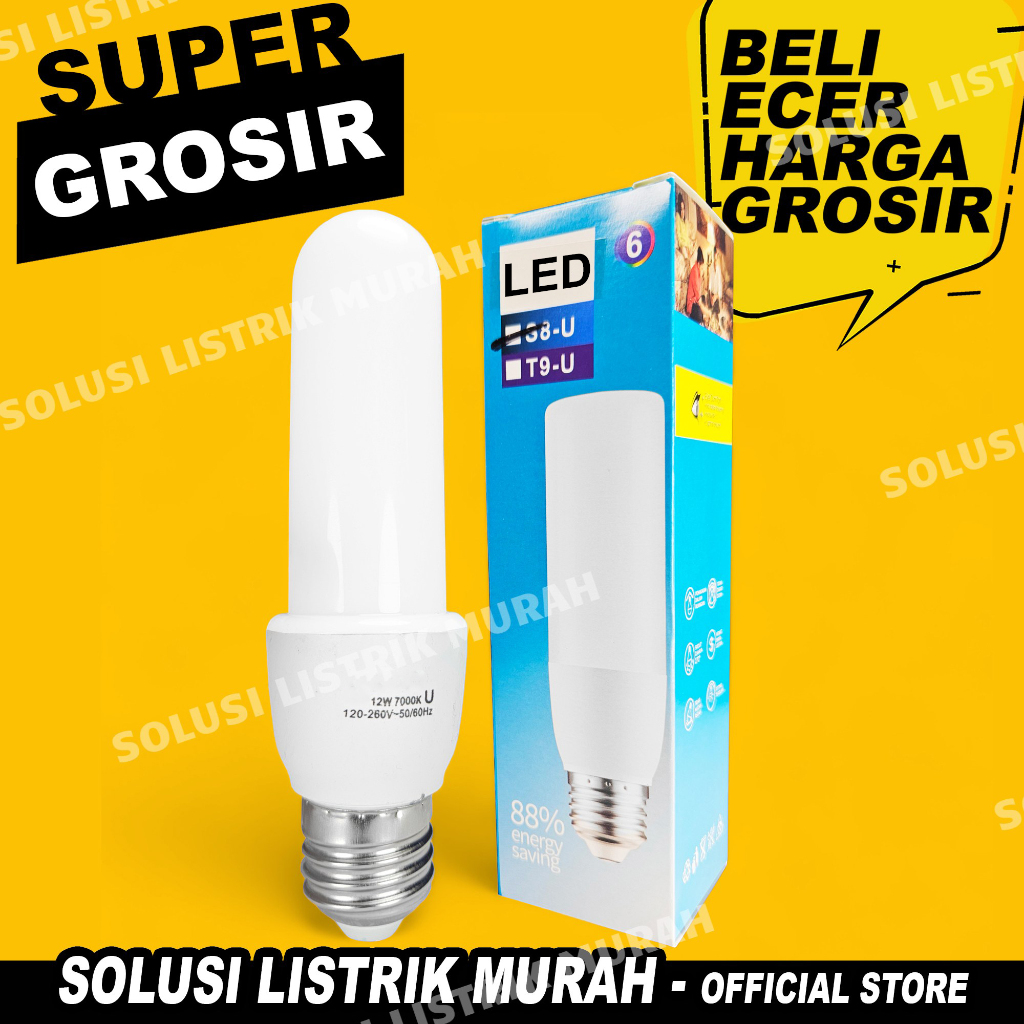 Jual LAMPU LED STICK 6 / 12 W / LAMPU STIK / LAMPU PLC / LAMPU JARI | Shopee Indonesia