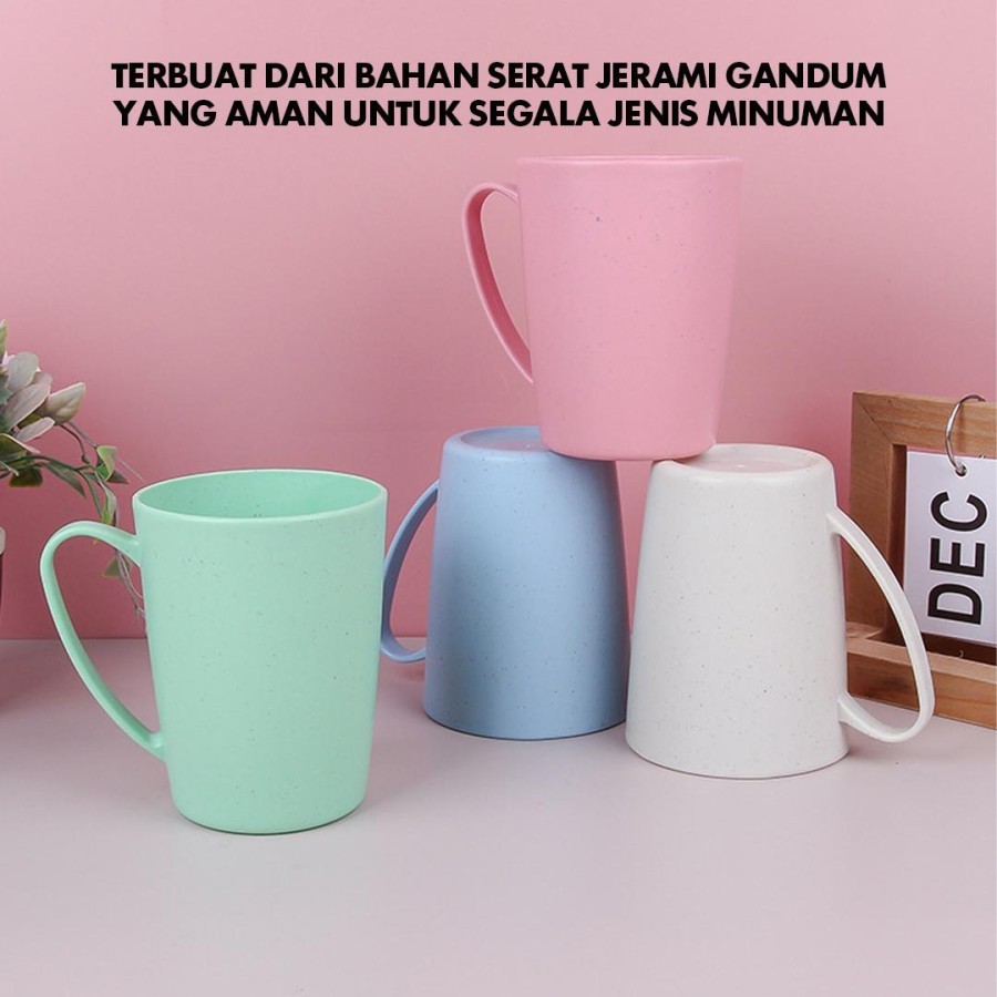 Jual Cangkir Gelas Wheat Straw | Shopee Indonesia