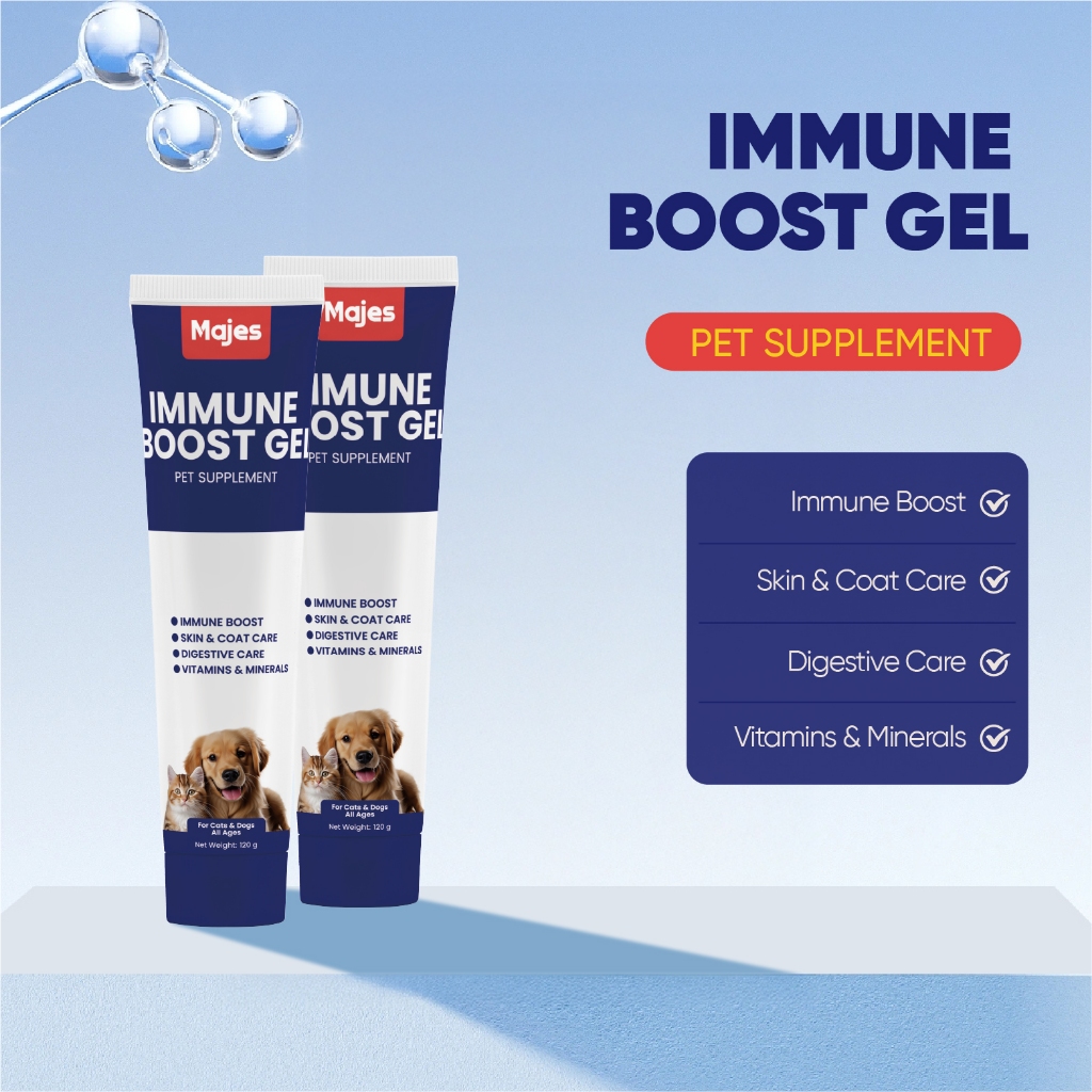 Jual Majes Immune Boost Gel Cat and Dog Supplements 120g | Shopee Indonesia