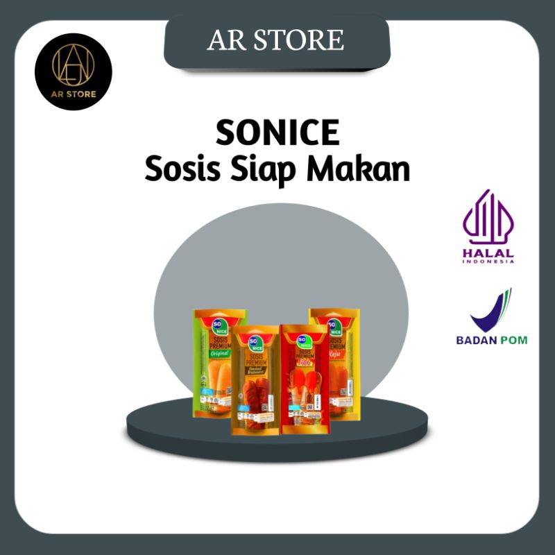 Jual So Nice Sosis Premium 60gram | Shopee Indonesia