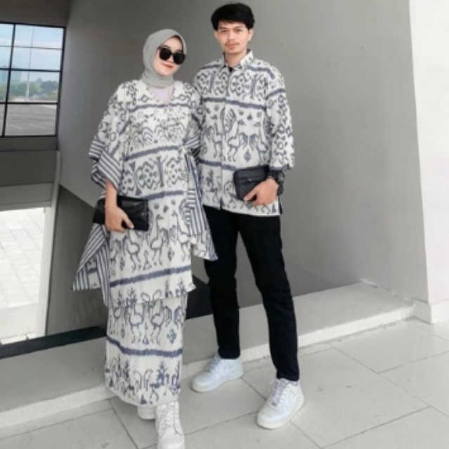 Jual sarimbit tenun/couple tenun motif sumba | Shopee Indonesia