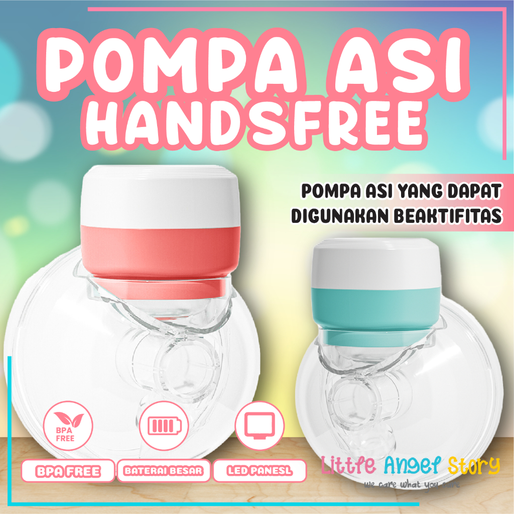 Jual POMPA ASI HANDSFREE ELEKTRIK Tanpa Kabel Otomatis Portable Botol ...