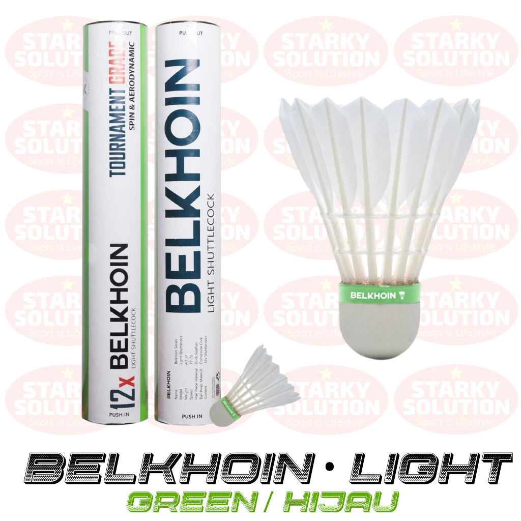 Jual Shuttlecock BELKHOIN Light Badminton Bola Kok Bulutangkis Original ...