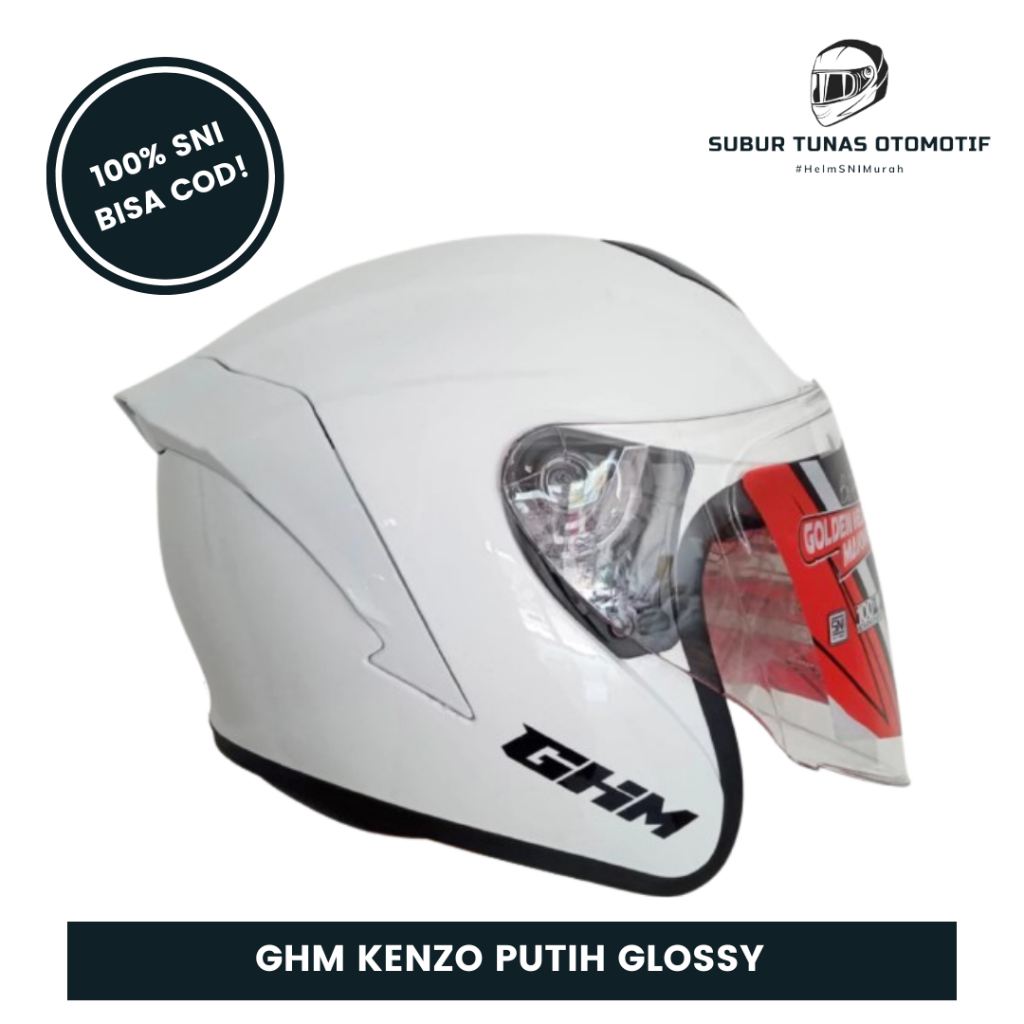 Jual Helm Dewasa GHM Tipe Kenzo Solid SNI Terlaris Termurah | Shopee ...