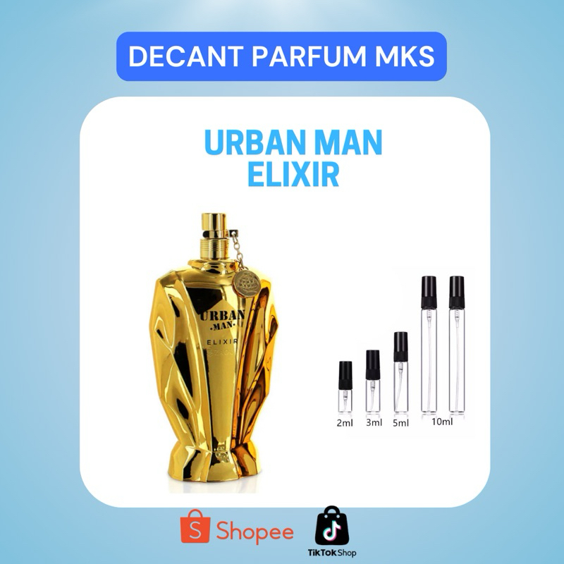 Jual Decant Urban Man Elixir by FW | Shopee Indonesia