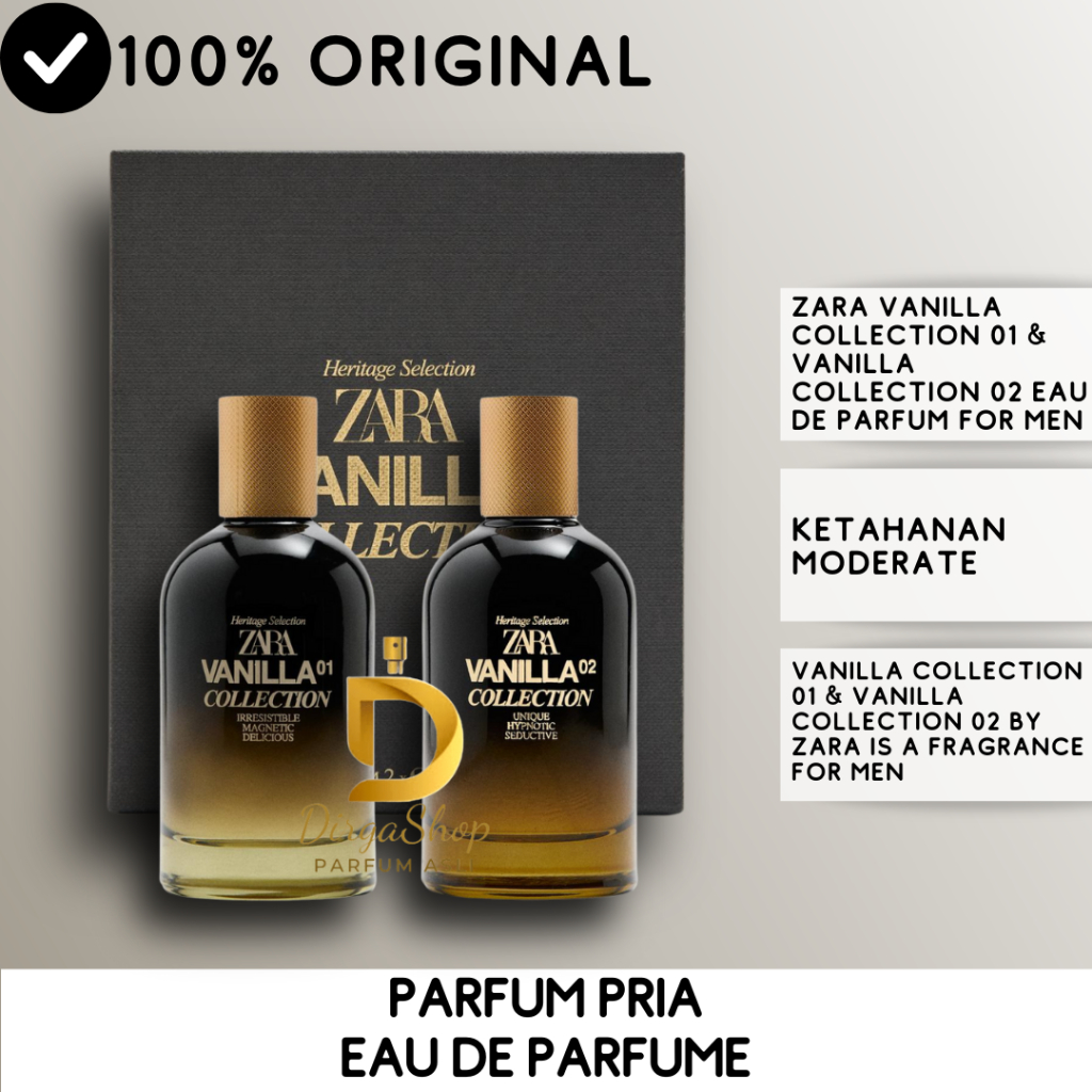 Jual Zara Vanilla Collection 01 & Vanilla Collection 02 Eau de Parfum ...