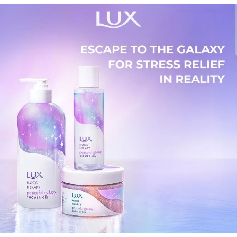 Jual Lux Mood Library Peaceful Galaxy Shower Gel 100 g/470 g | Shopee Indonesia