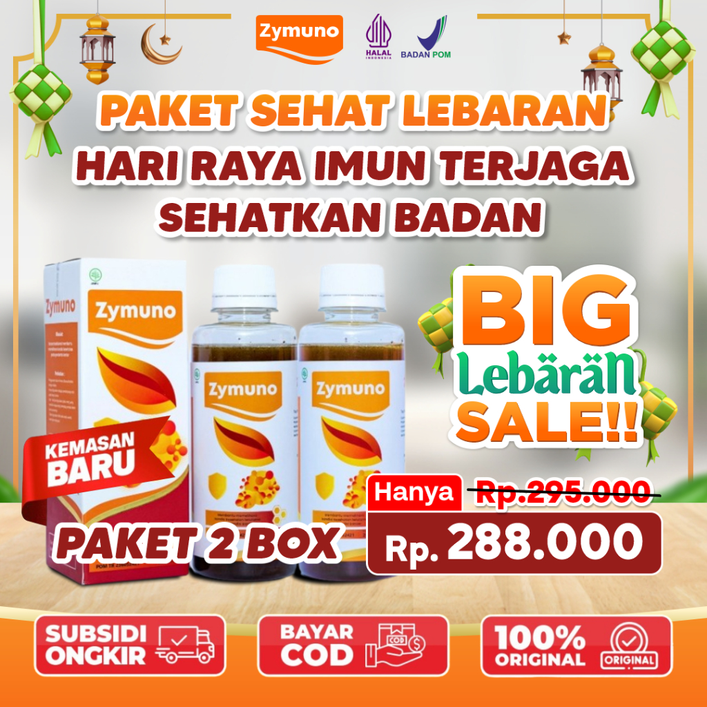 Jual 9.9 BIG SALE!!! ZYMUNO HEMAT 2 BOX - ZYMUNO 100% ORIGINAL ORI Madu ...