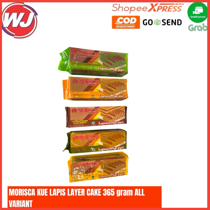 Jual MORISCA KUE LAPIS LAYER CAKE 365 GRAM ALL VARIANT | Shopee Indonesia