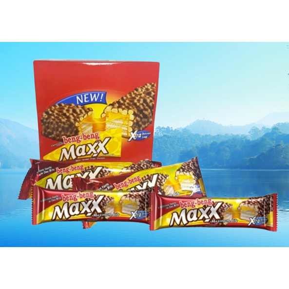 Jual Beng Beng Maxx Wafer Cokelat Mayora 1 Box 12 Pcs | Shopee Indonesia