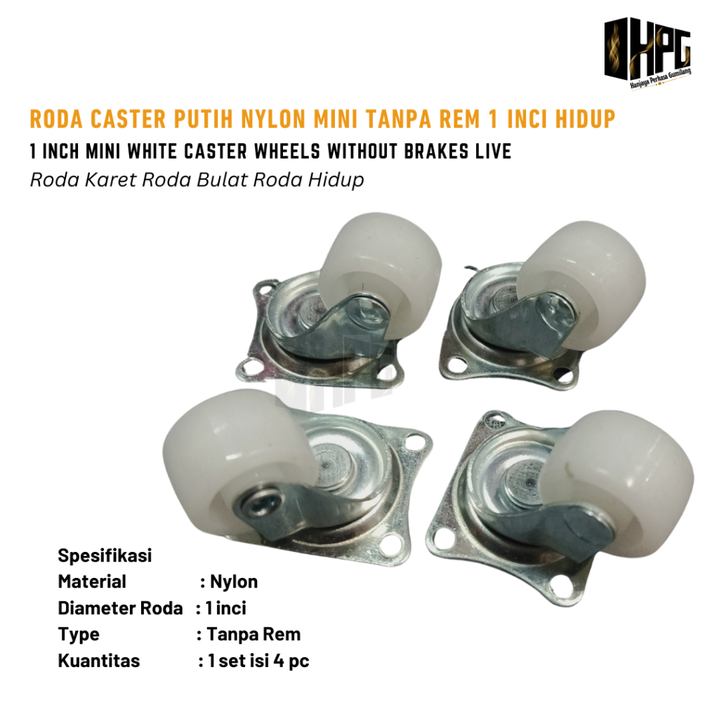 Jual RODA ETALASE CASTER MINI PUTIH 1 INCI HIDUP RODA KOPER | Shopee ...