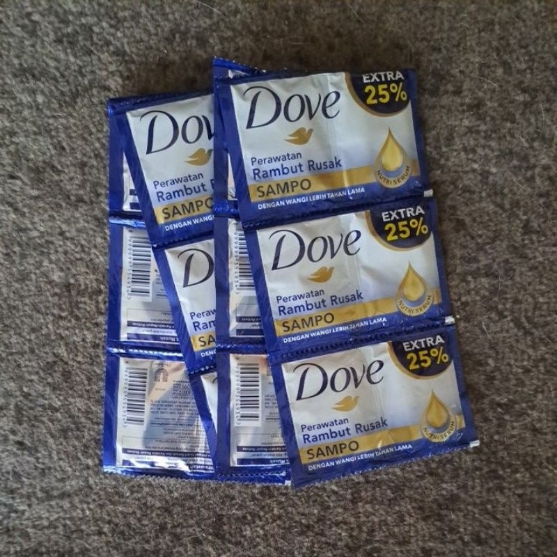 Jual DOVE ~ SHAMPOO RENCENG 12 STRIP | Shopee Indonesia
