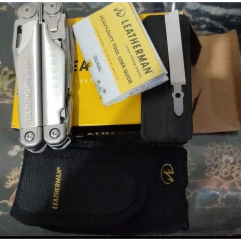 Jual leatherman surge kondisi baru stok dan logo lama | Shopee Indonesia