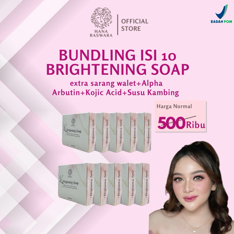 Jual SABUN HANARASWARA (ISI 10 PCS) | Shopee Indonesia