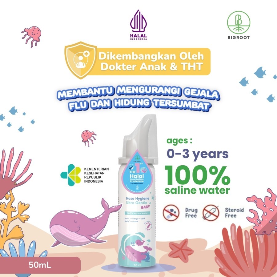 Jual Bigroot Nose Hygiene Baby-Ultra Gentle 50ml / Pembersih Hidung ...