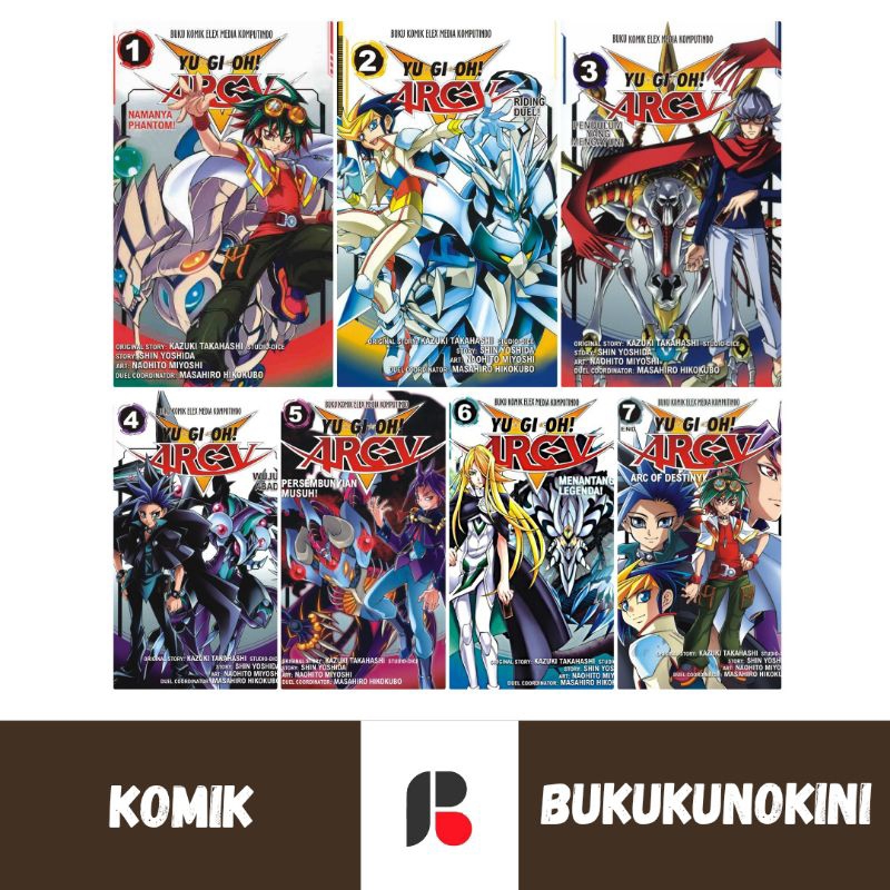 Jual (Original, Segel) Komik Yugioh Arc V Yu Gi Oh Arc V vol 1 2 3 4 5 6 7 (Tamat) - Kazuki ...