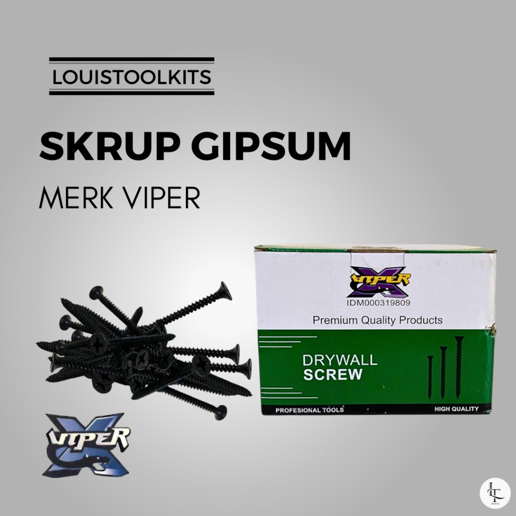 Jual Skrup Gypsum VIPER ( Drywall Screws ) Berat 750 Gr [ Per Box ...