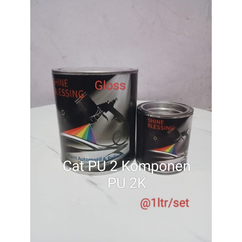 Jual Cat PU 2K 41 Black Doff/Black semi Doff/Back gloss | Shopee Indonesia