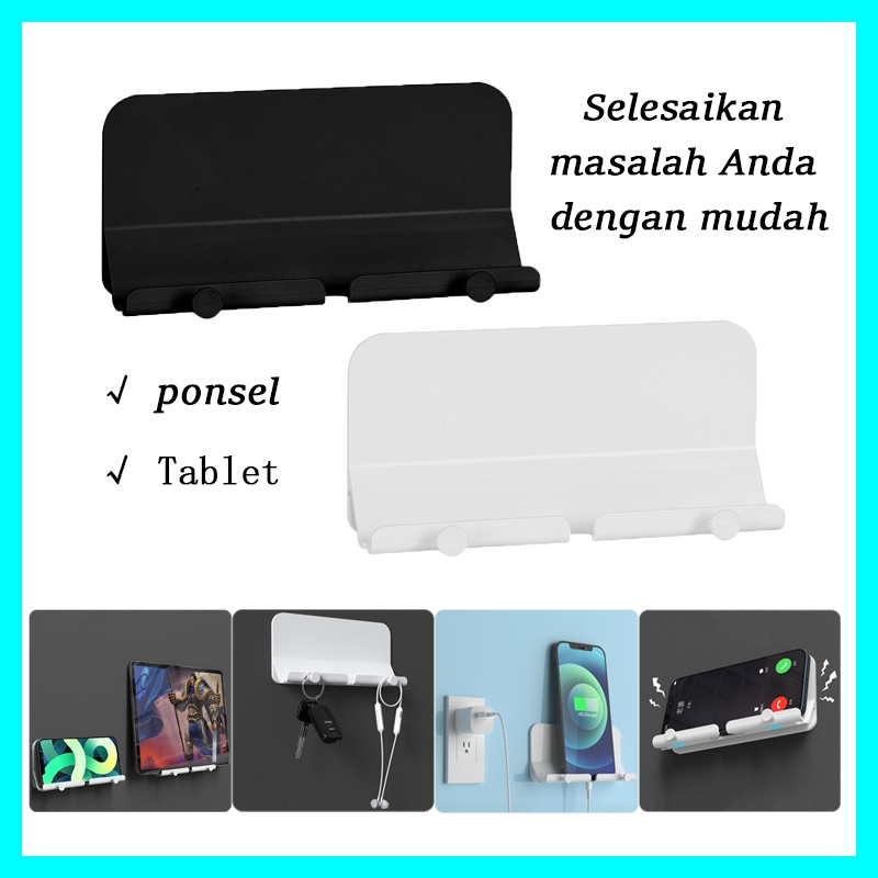 Jual Tempat Hp Di Dinding / Holder HP Dinding / Braket Pengisian Daya ...