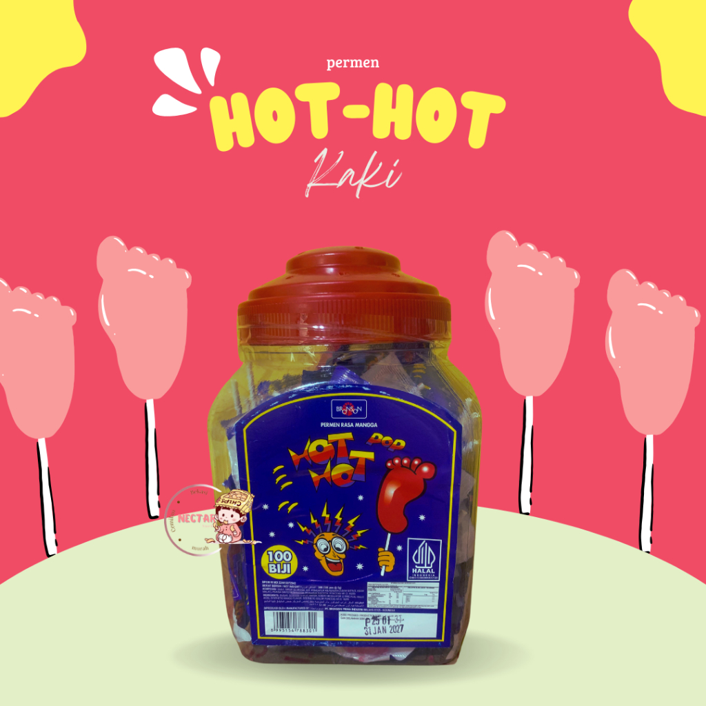 Jual Permen Kaki Hot Hot Pop Legend (1toples/100pcs) | Shopee Indonesia