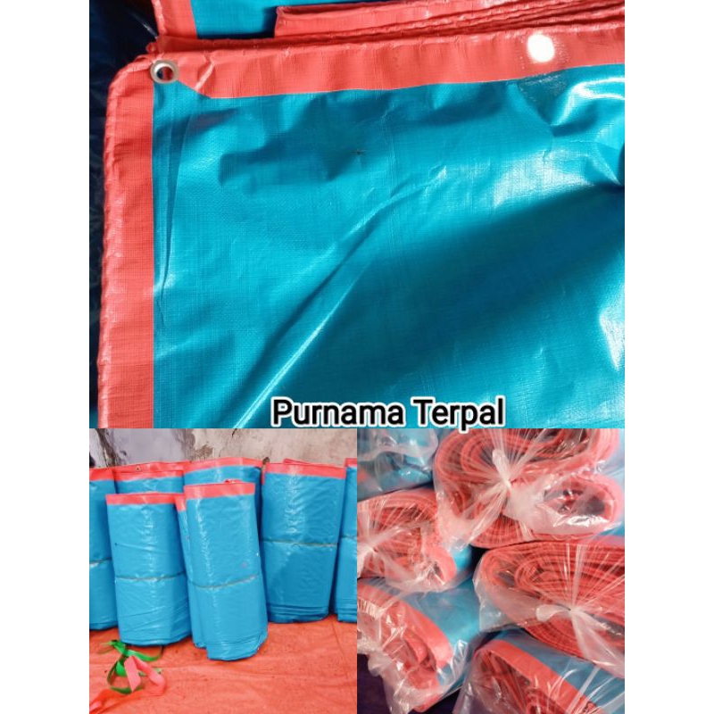 Jual Terpal Tebal A12 Orchid Korea Original Warna Neo blue_ Oren Siap ...