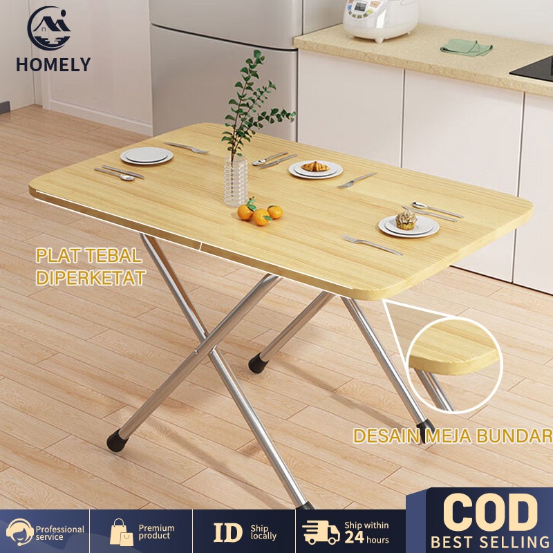 Jual COD Meja Lipat Meja Makan Minimalis Meja Lipat Portable Meja Lipat ...
