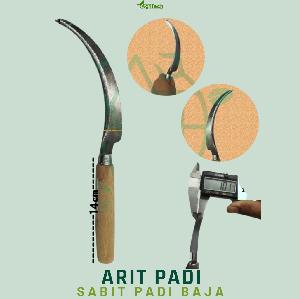 Jual SABIT ARIT PADI ALAT PANEN BERGERIGI MANUAL | Shopee Indonesia