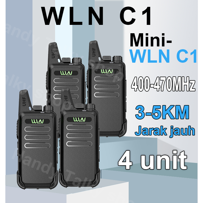 Jual HT WLN Walkie Talkie Full Set UHF WLNKDC1 90 Hari Garansi | Two ...