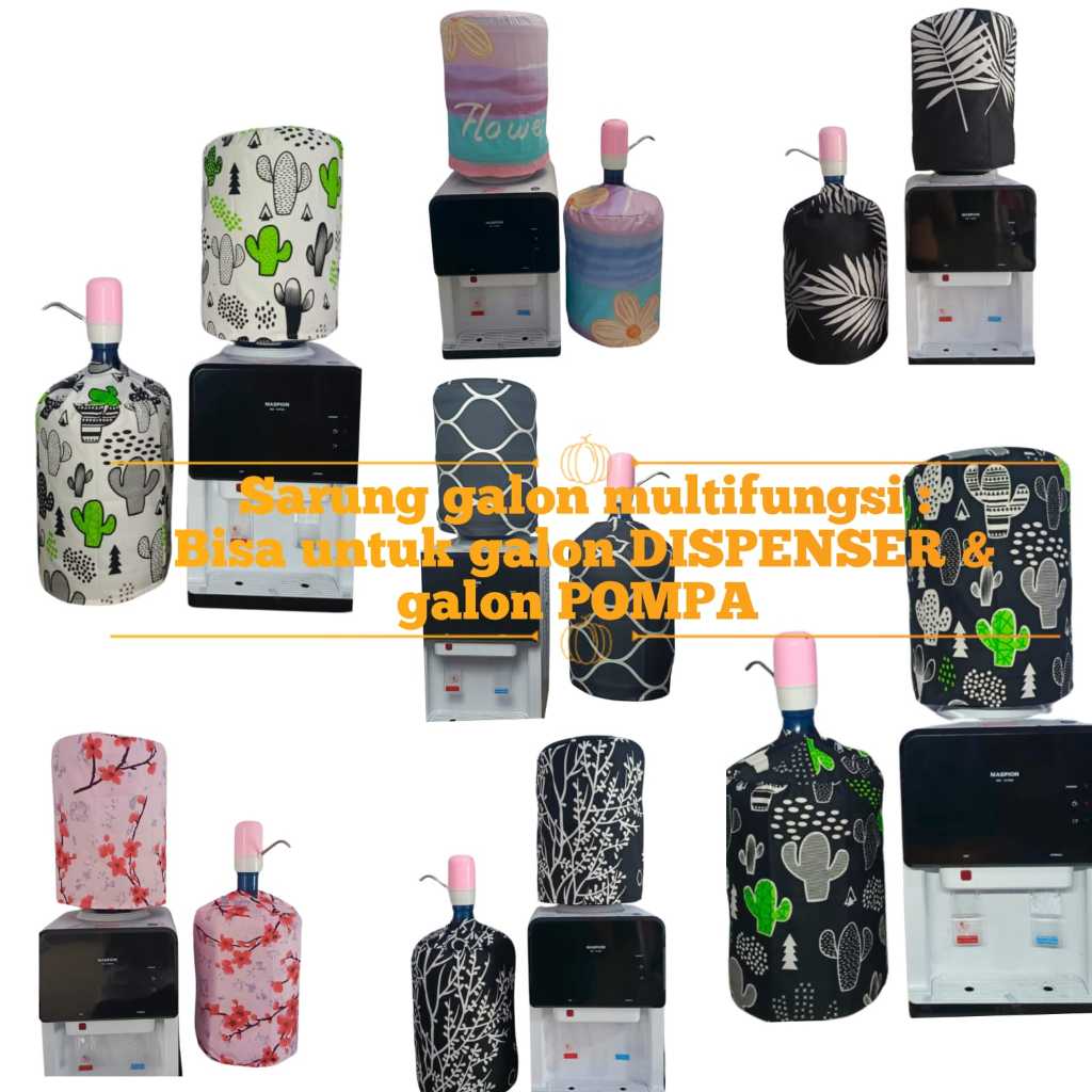 Jual SARUNG GALON DISPENSER MURAH CANTIK MULTI FUNGSI BISA GALON ...