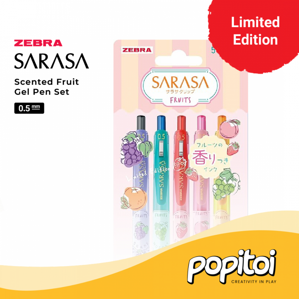Jual Zebra Sarasa Gel Pen Set Scented Fruit Basic Vintage Milk Neon ...