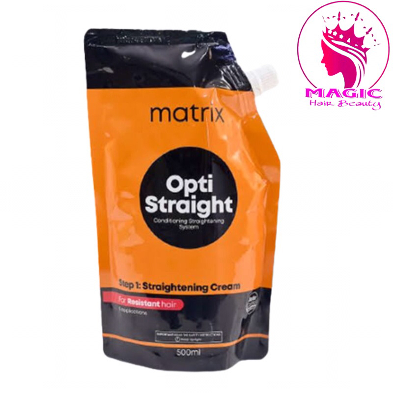 Jual MATRIX OPTI STRAIGHT 500ML Pelurus Rambut Smoothing | Shopee Indonesia