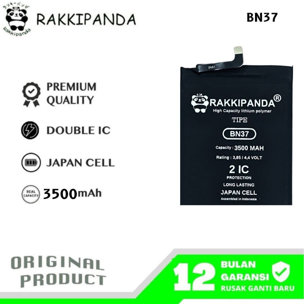 Jual RakkiPanda - BN37 Redmi 6A / Redmi 6 Batre Batrai Baterai | Shopee ...