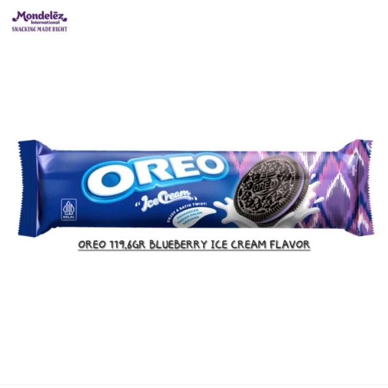 Jual OREO 119.6GR BLUEBERRY ICE CREAM FLAVOR | Shopee Indonesia