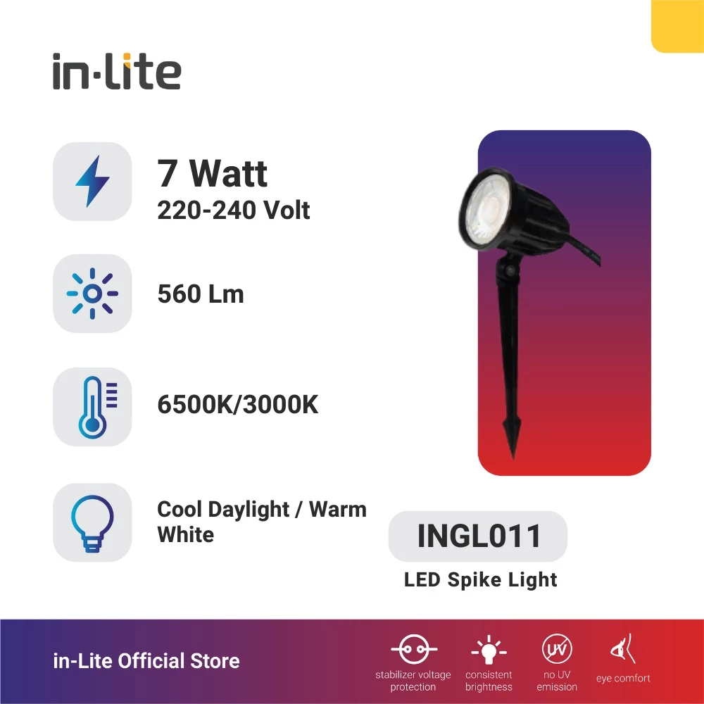 Jual InLite Spike Light INGL011 - 5,7,12 watt | Shopee Indonesia