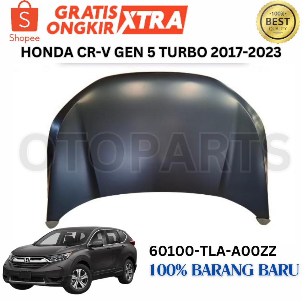 Jual (OEM MALAYSIA) 60100-TLA-A00ZZ KAP MESIN MOTOR BONNET HONDA CR-V ...