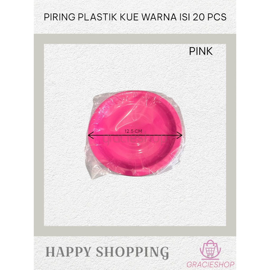 Jual Piring Mika Warna 20 Pcs – Piring Kue Ulang Tahun & Pesta | Shopee Indonesia