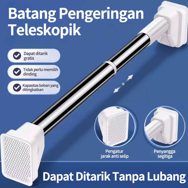 Jual Tiang Gorden Fleksibel Tiang Shower Kamar Mandi Jemuran Baju ...