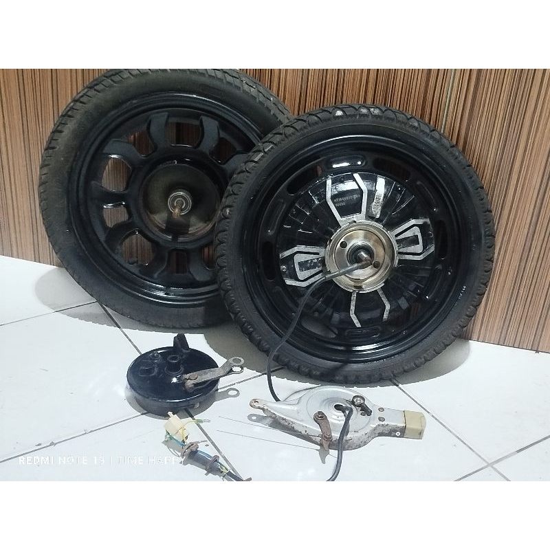 Jual roda dinamo bldc sepeda listrik 48volt 14 inch | Shopee Indonesia