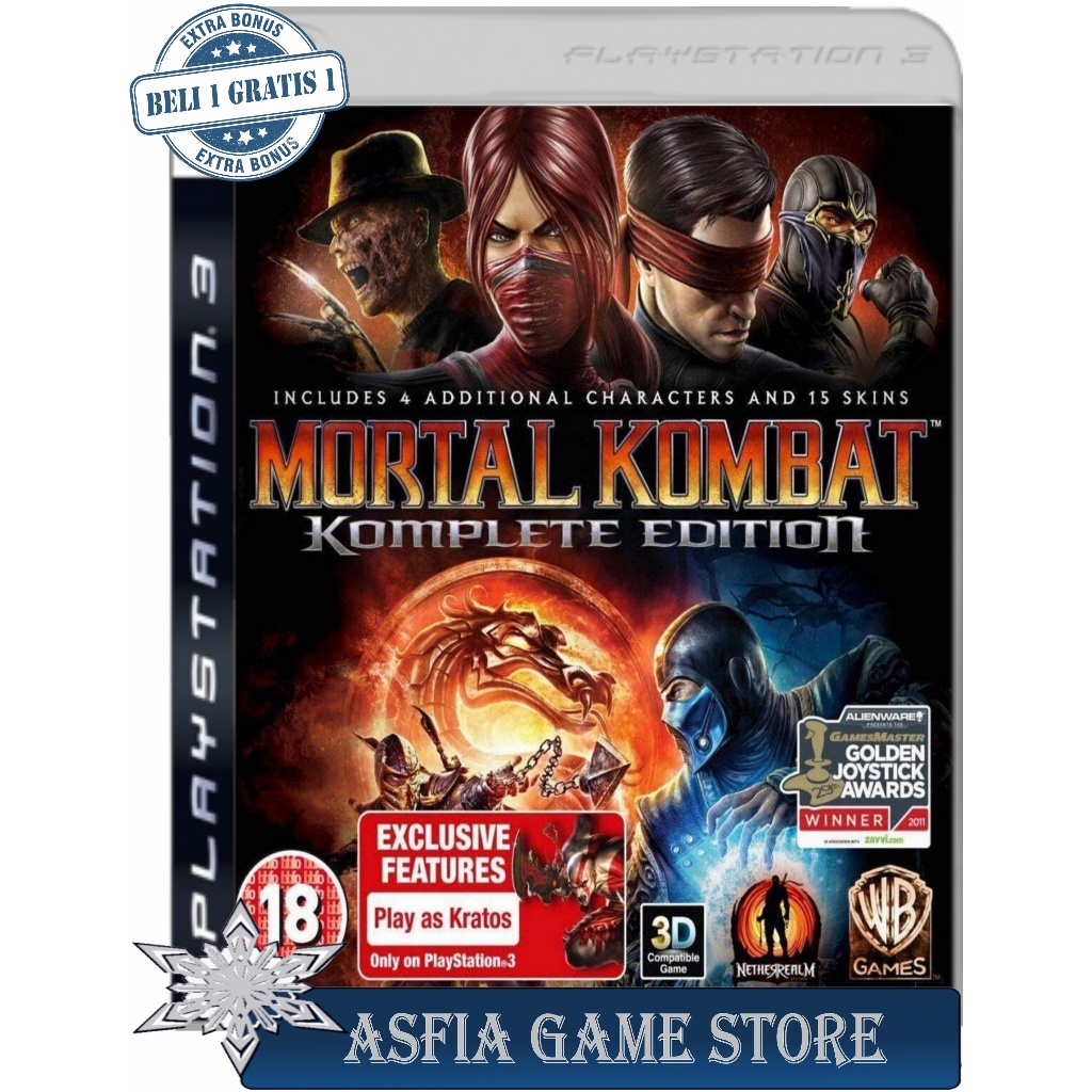 Jual Mortal Kombat Komplete Edition DVD Kaset Game PS3 PKG CFW HEN MULTIMAN | Shopee Indonesia