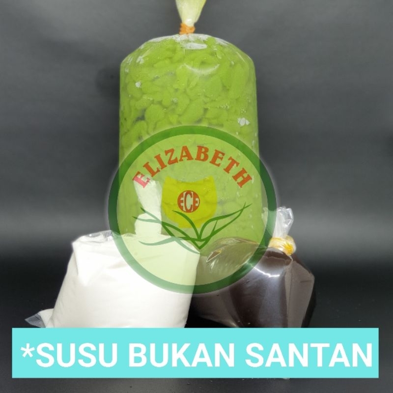 Jual Es Cendol Elizabeth Original Kemasan 1 Kg Pisah Susu Dan Gula ...